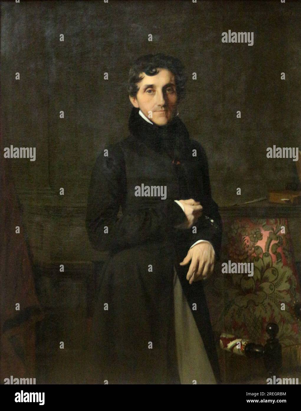 Portrait of Louis-Mathieu Molé 1834 by Jean Auguste Dominique Ingres ...