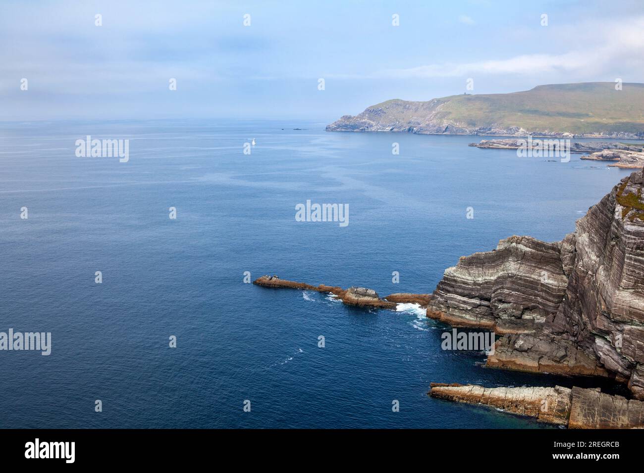 The cliffs of County Kerry as seen from Kerry Cliffs, Portmagee ...