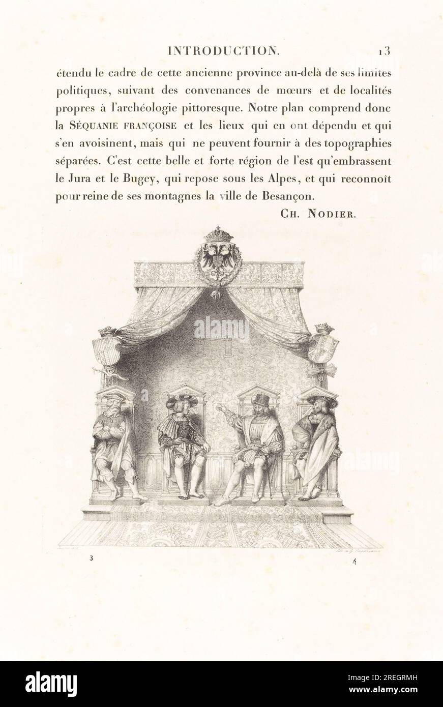 "Jean-Auguste-Dominique Ingres, Four Magistrates of Besançon (Quatre ...