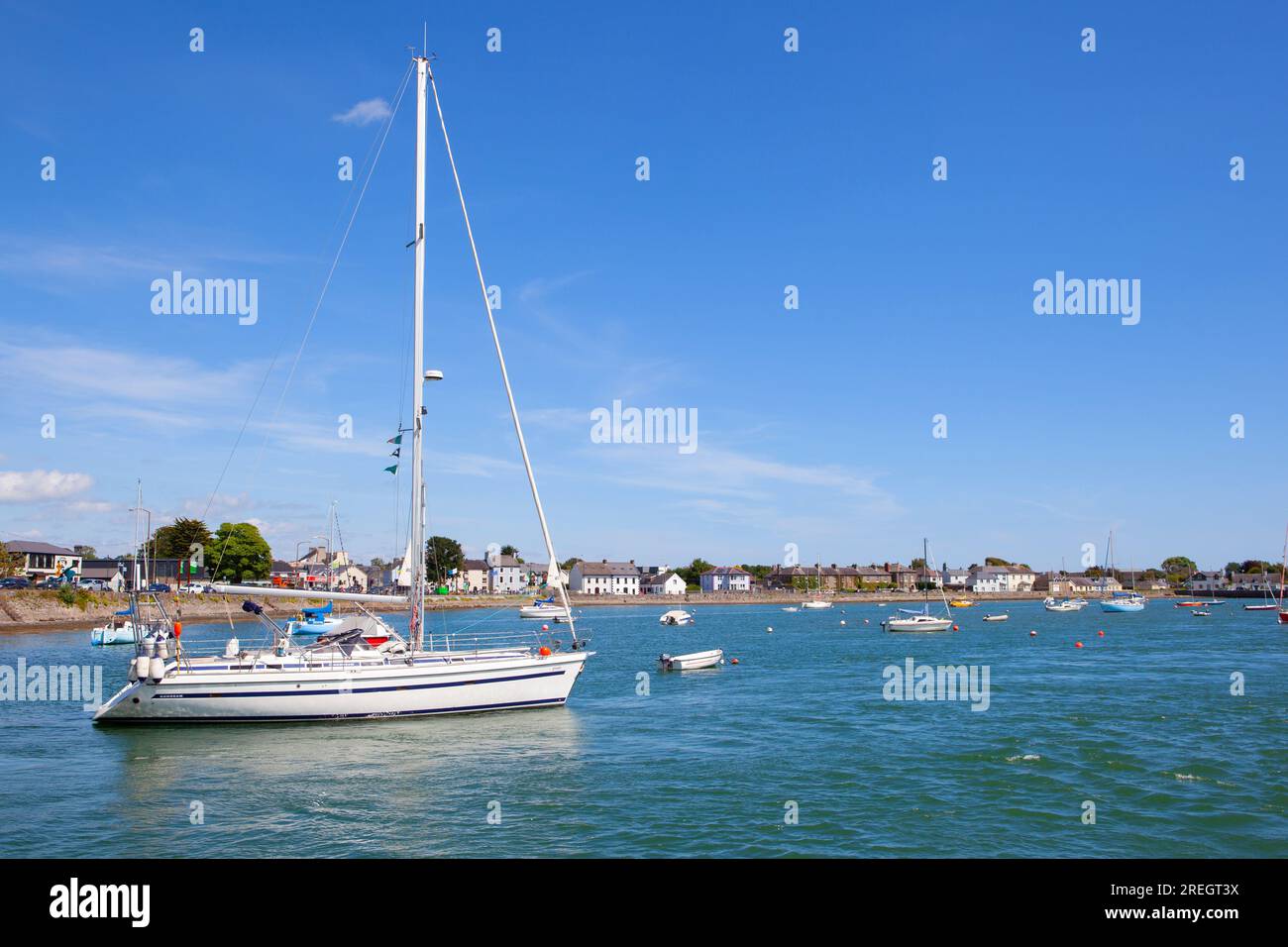 Boats in Dungarvan harbour, August 2022 Stock Photo - Alamy