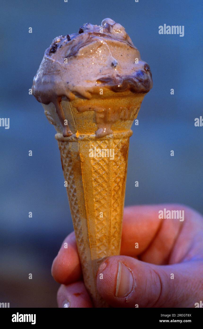 Melting chocolate ice cream hi-res stock photography and images - Alamy