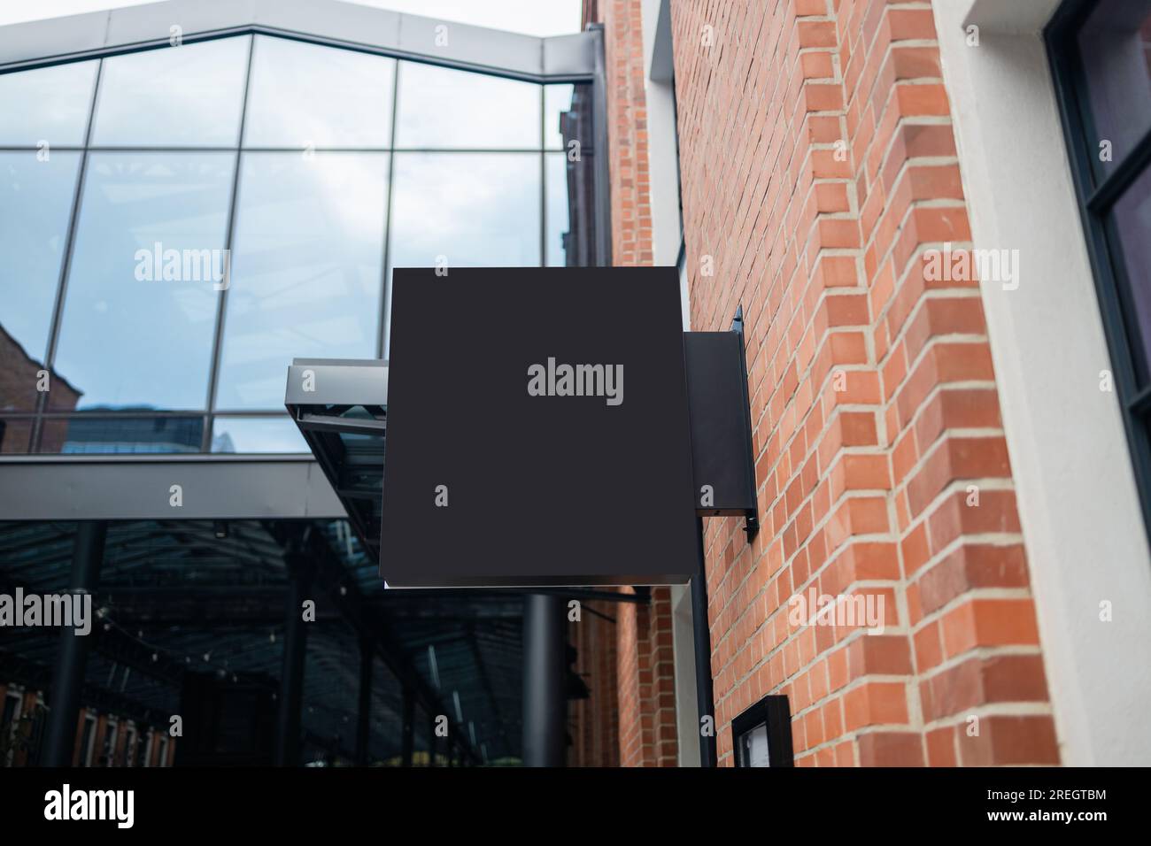 Mock up rectangular shape signboard hi-res stock photography and images ...