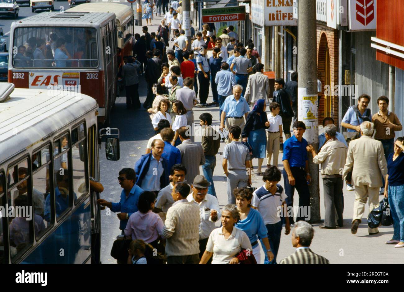 Istanbul Turkey Crowds in Street Stock Photo - Alamy