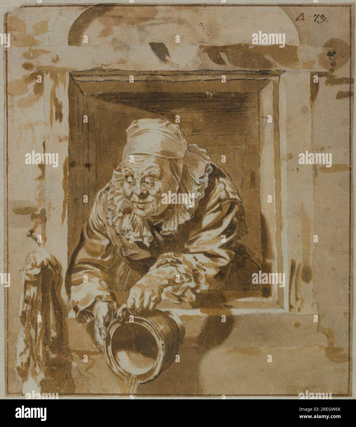 The Old Hag by Jan de Bisschop Stock Photo - Alamy