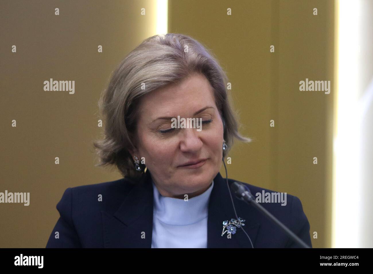 Anna Popova, Head of the Federal Service for Surveillance on Consumer ...