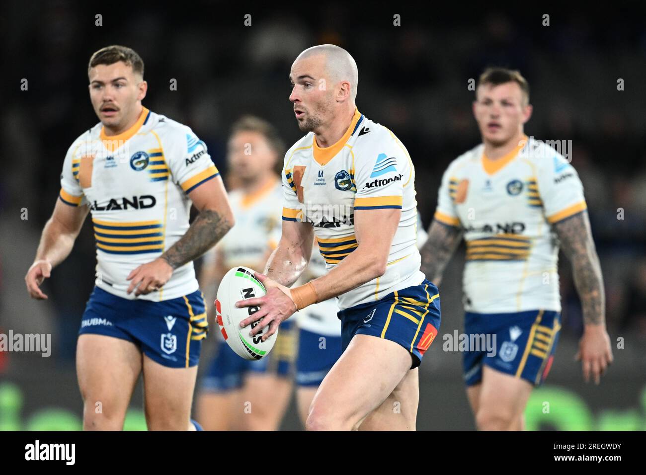 Melbourne, Australia. 28th July, 2023. Clint Gutherson of the Eels ...