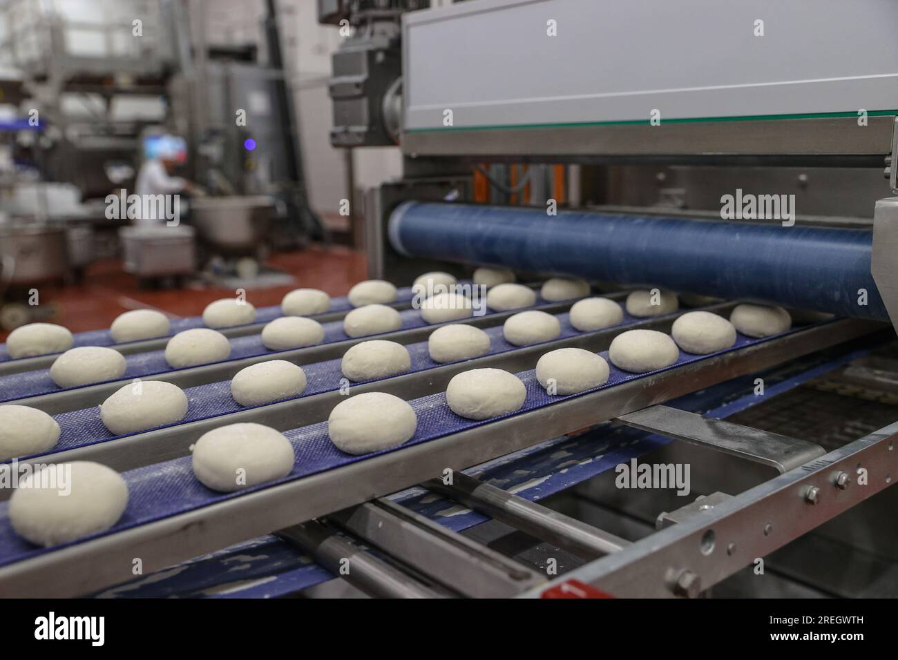 July 28. 2023 Russia. Moscow. Production of pastries and bakery ...