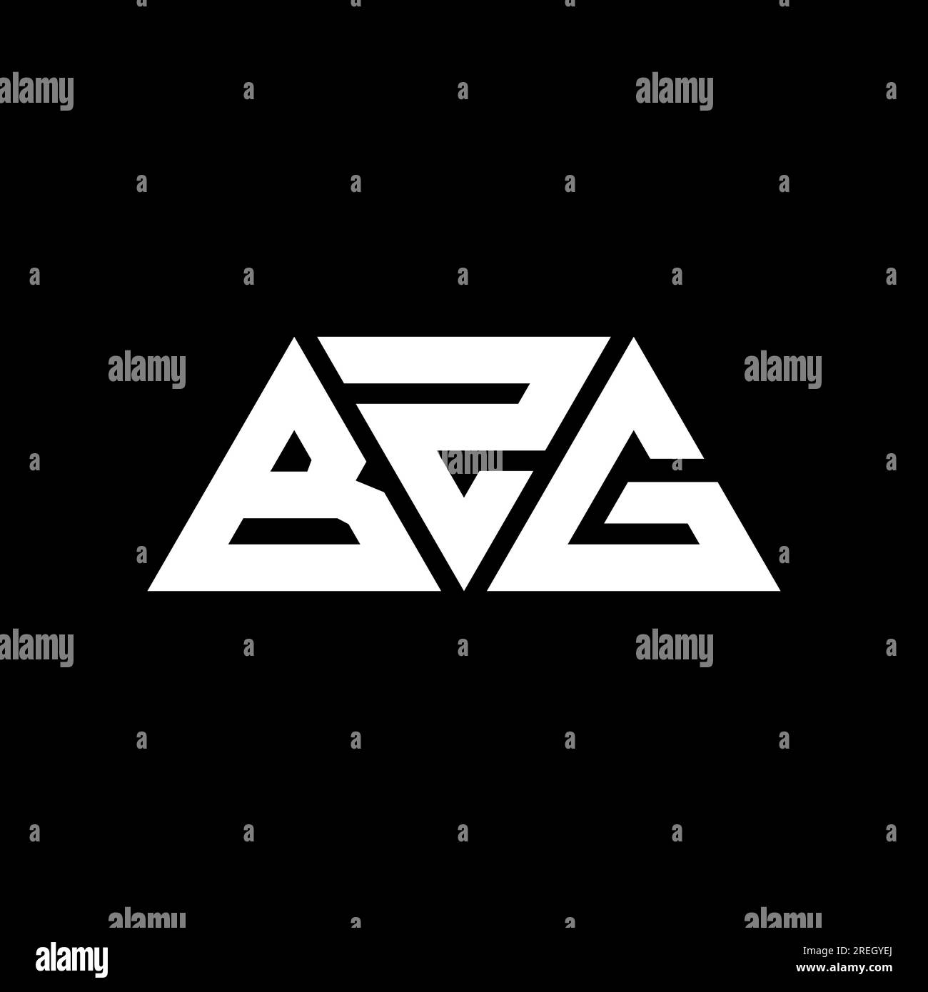 Bzg font Stock Vector Images - Alamy