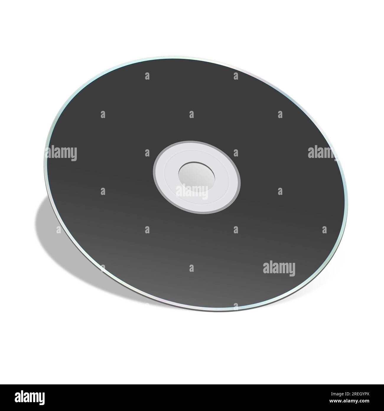 CD or DVD blank template black for presentation layouts and design. 3D ...