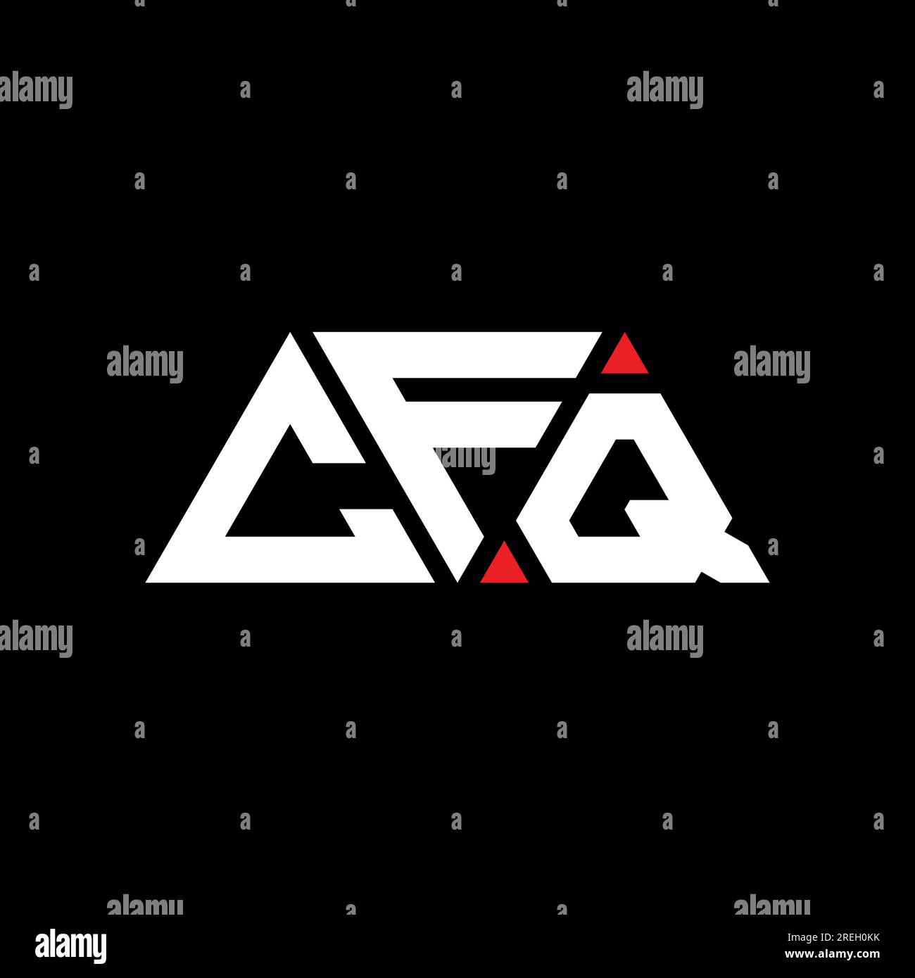 Cfq logo design Stock Vector Images - Alamy