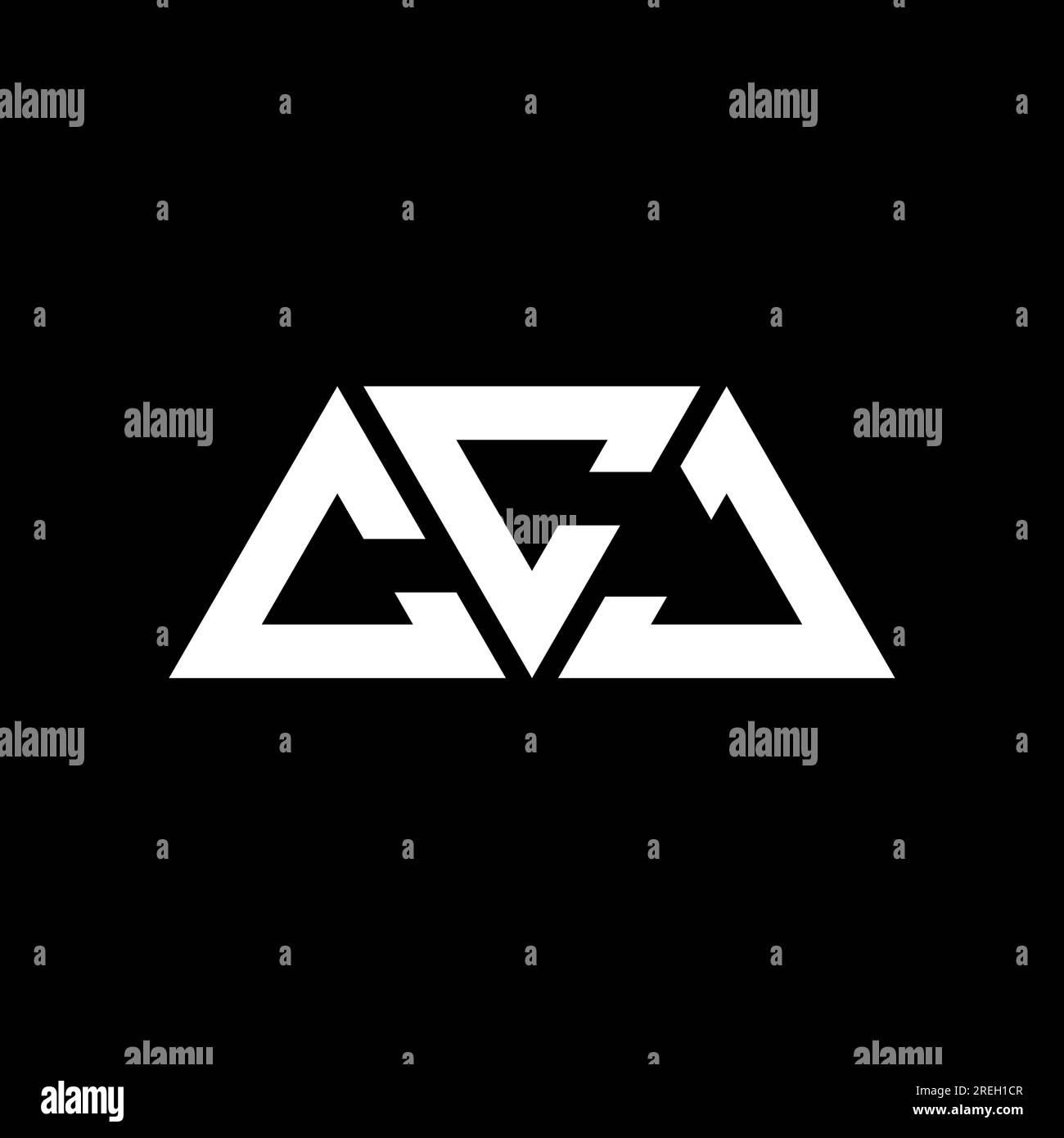 CCI triangle letter logo design with triangle shape. CCI triangle logo ...