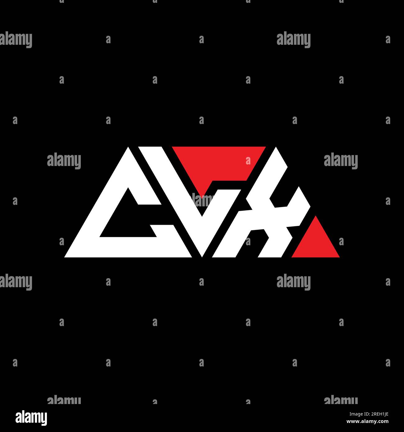 CLX triangle letter logo design with triangle shape. CLX triangle logo ...