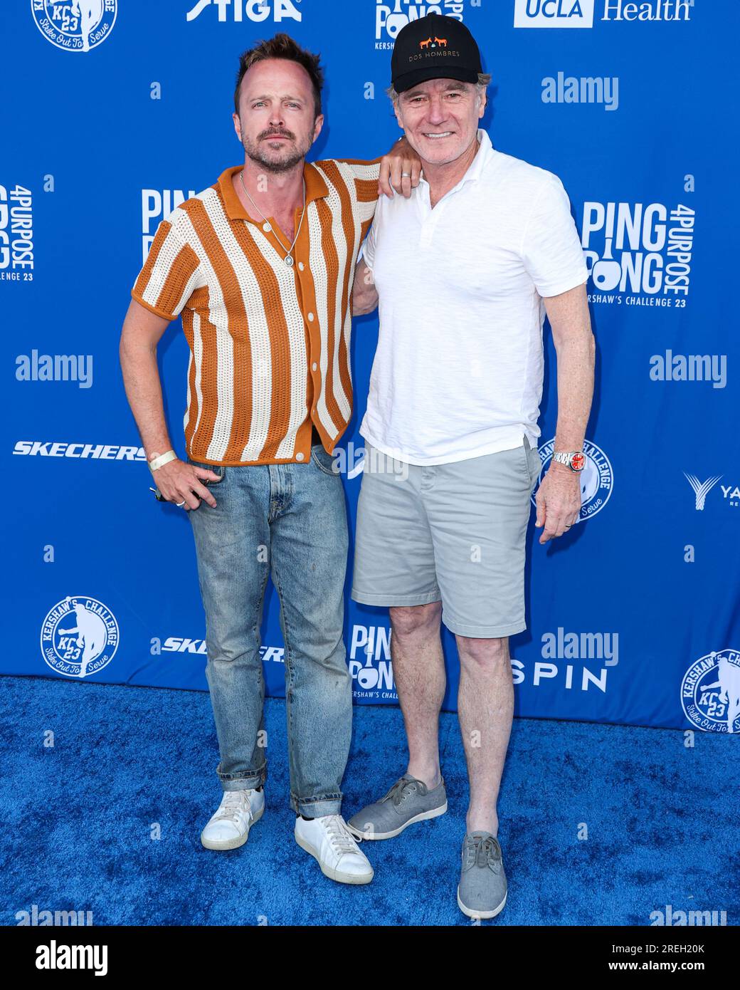 ELYSIAN PARK, LOS ANGELES, CALIFORNIA, USA - JULY 27: American actors ...