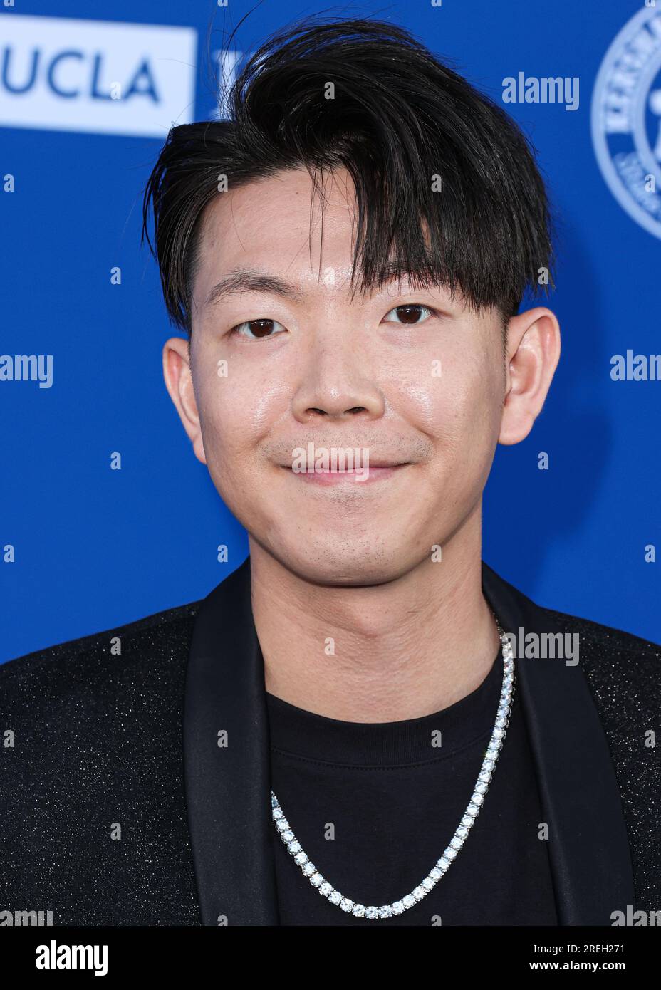 ELYSIAN PARK, LOS ANGELES, CALIFORNIA, USA - JULY 27: Johnny Wu arrives ...