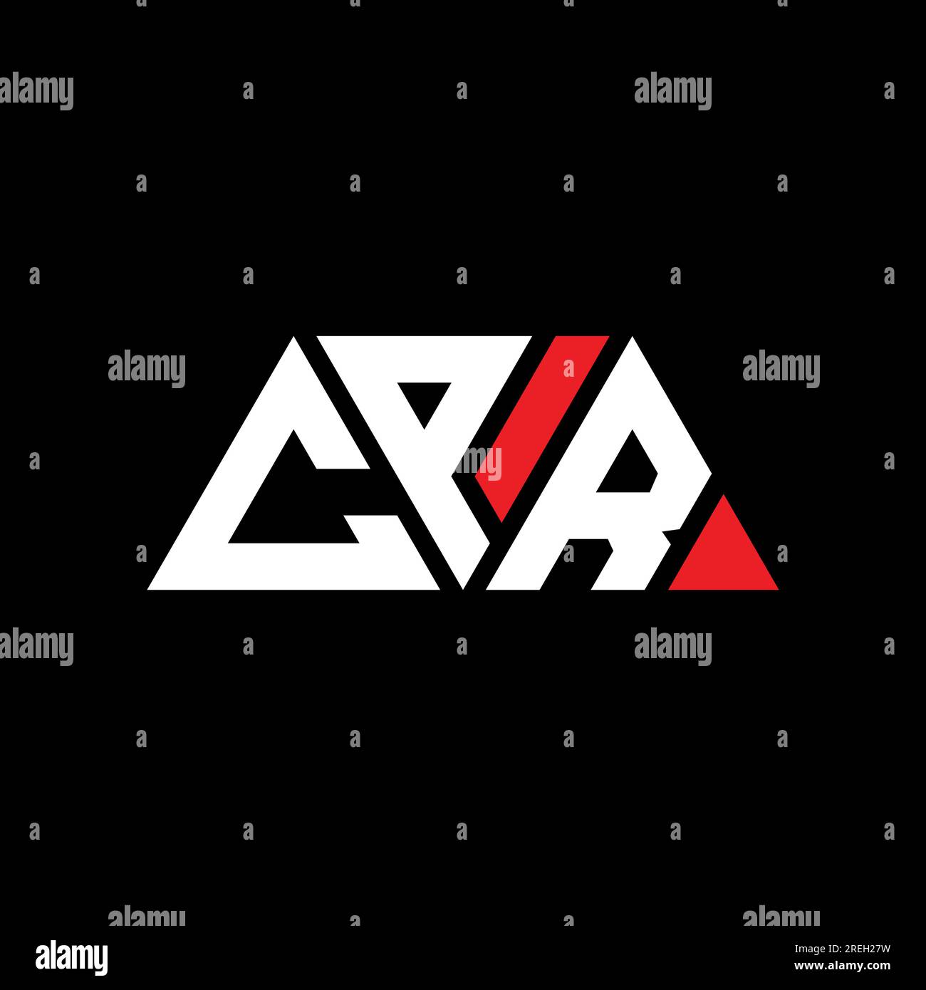 CPR triangle letter logo design with triangle shape. CPR triangle logo ...