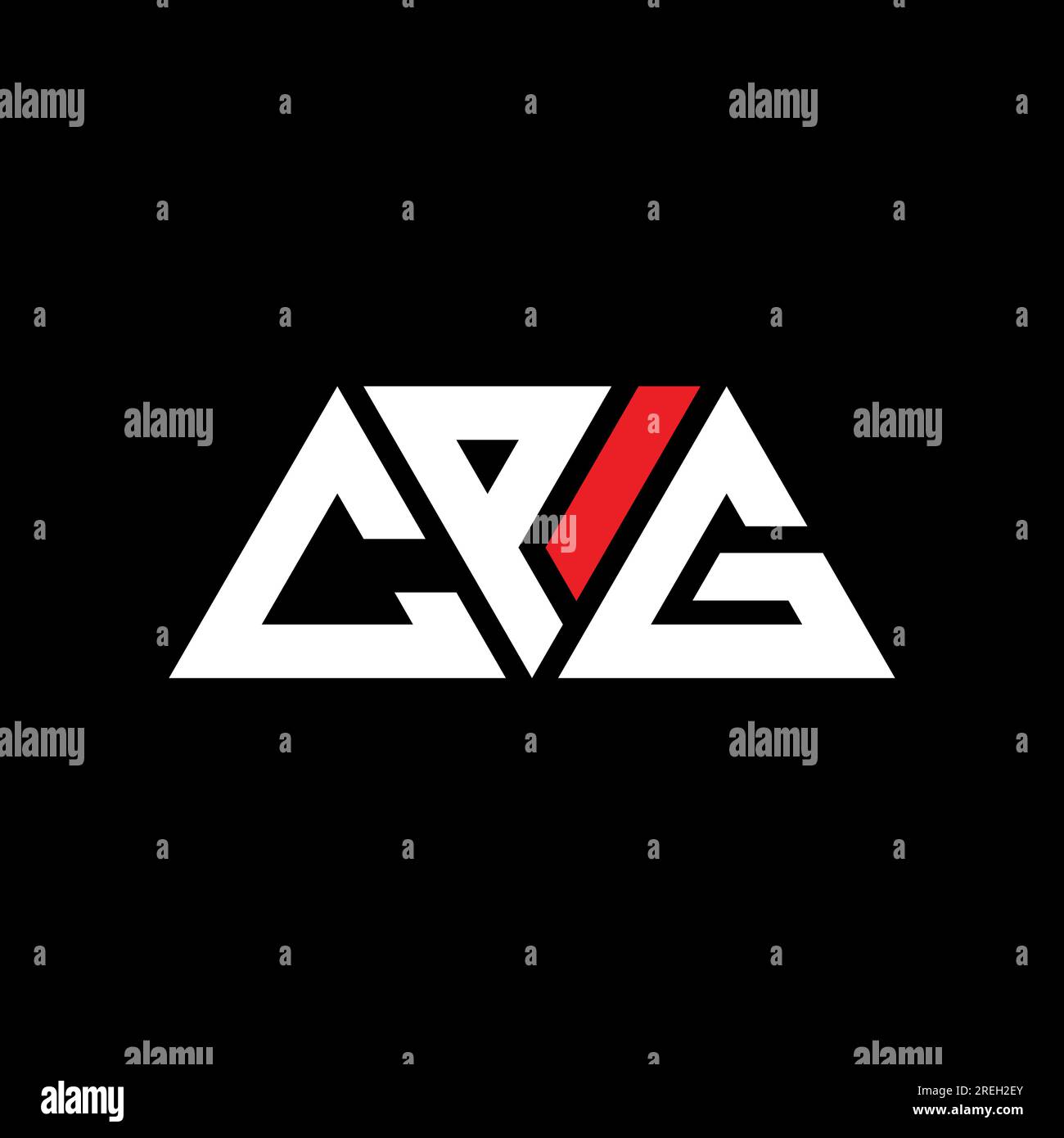 CPG triangle letter logo design with triangle shape. CPG triangle logo ...