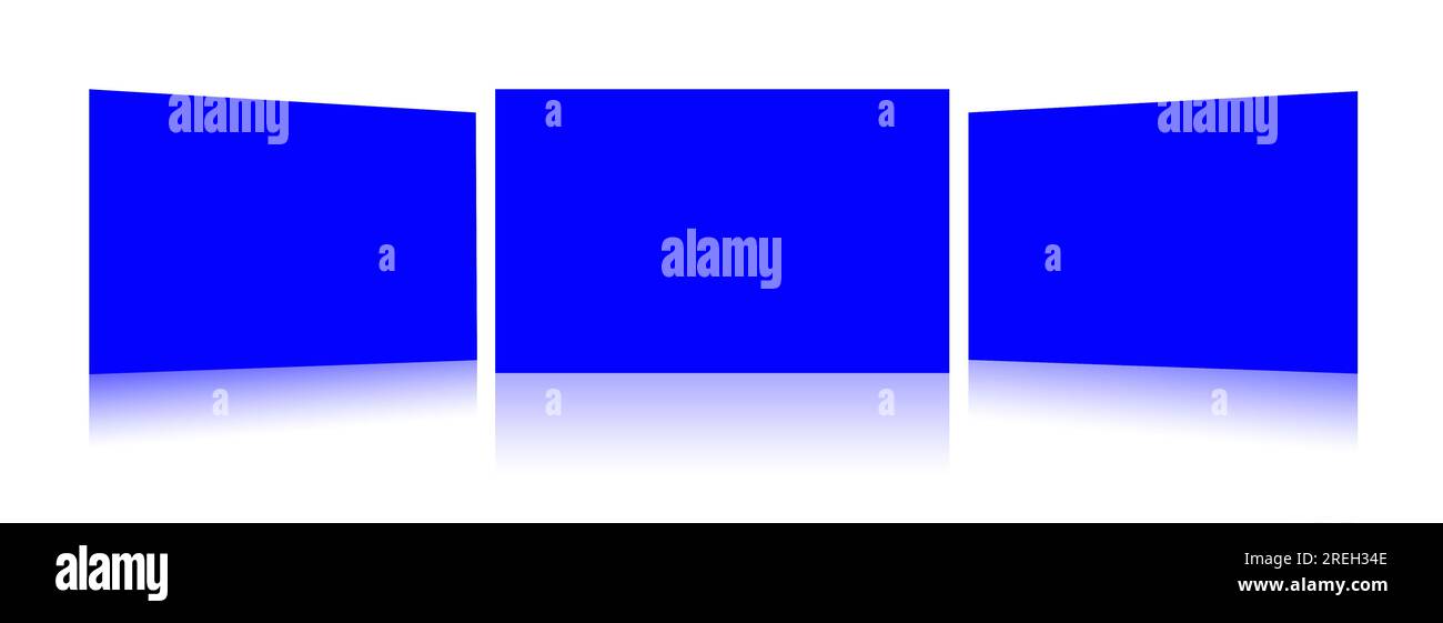 Blue Insert report or screenshoot blank template for presentation ...