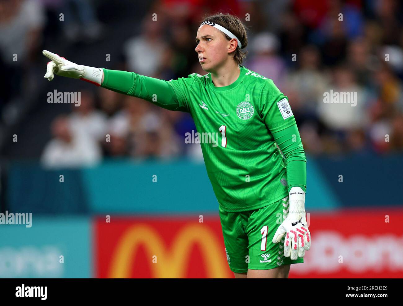 Denmark goalkeeper Lene Christensen during the FIFA Women's World Cup ...