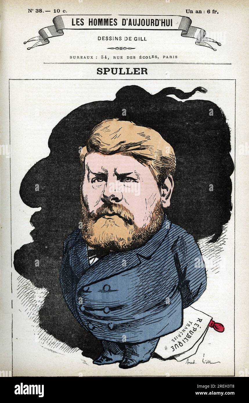 Portrait de Eugene Spuller (1835-1896), homme politique et avocat ...