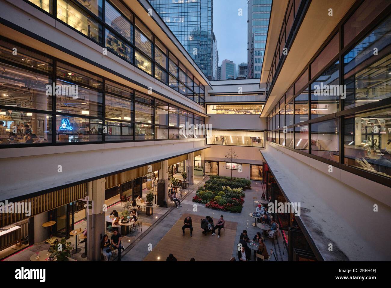 Hong Kong, China - April 24 th 2023: Central Market was a fresh food ...