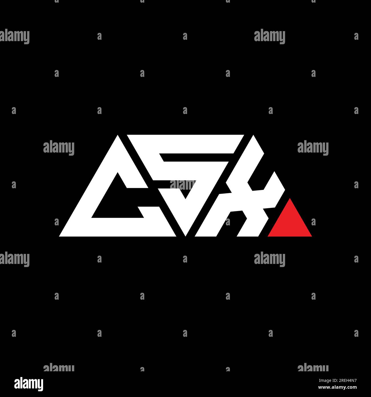 Csx Triangle Letter Logo Design With Triangle Shape Csx Triangle Logo Design Monogram Csx