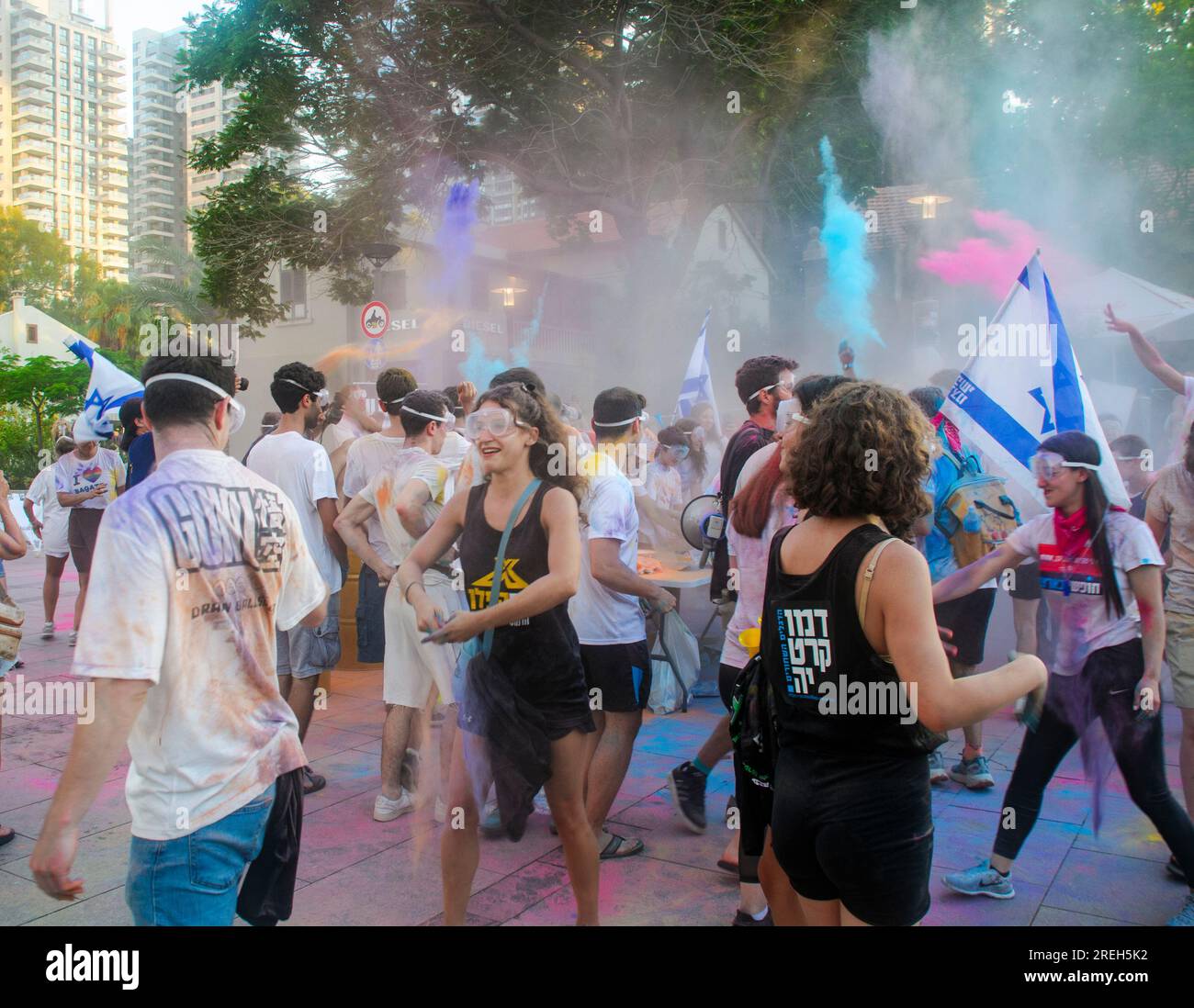 Kaplan Street anti dictatorship demonstration July 15th 2023 Stock ...