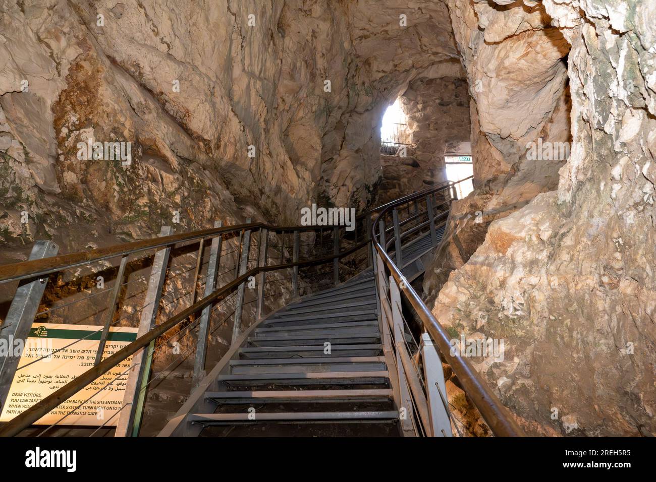 The underground water system that allowed the inhabitants to draw water ...