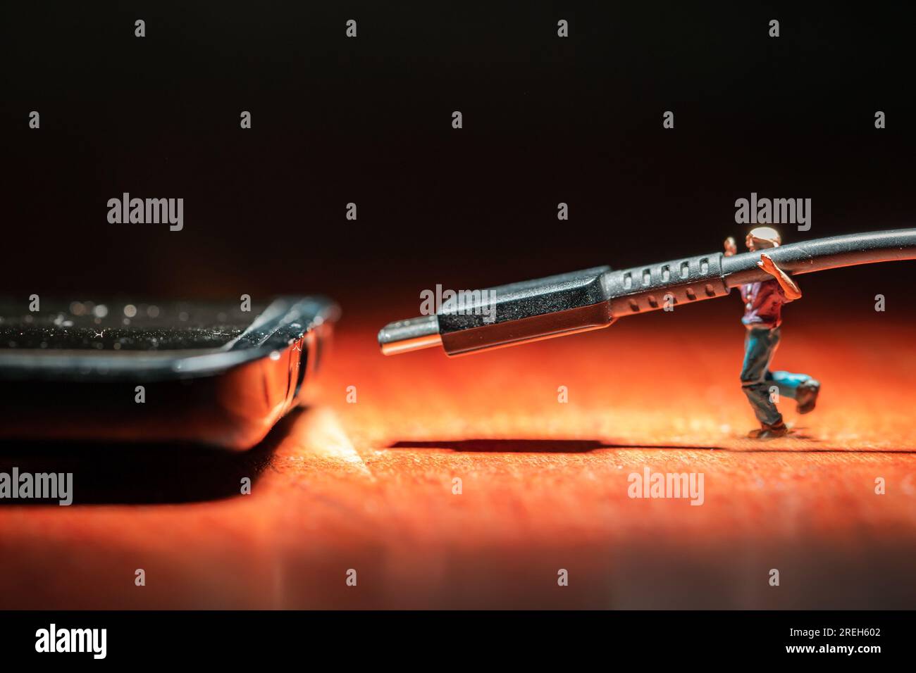 Charging a smart phone. The most important activity in today's ...