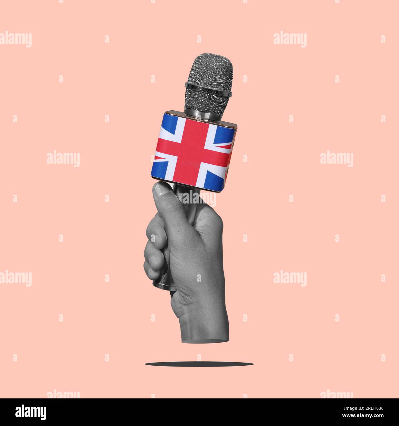 Mic national flag uk hi-res stock photography and images - Alamy
