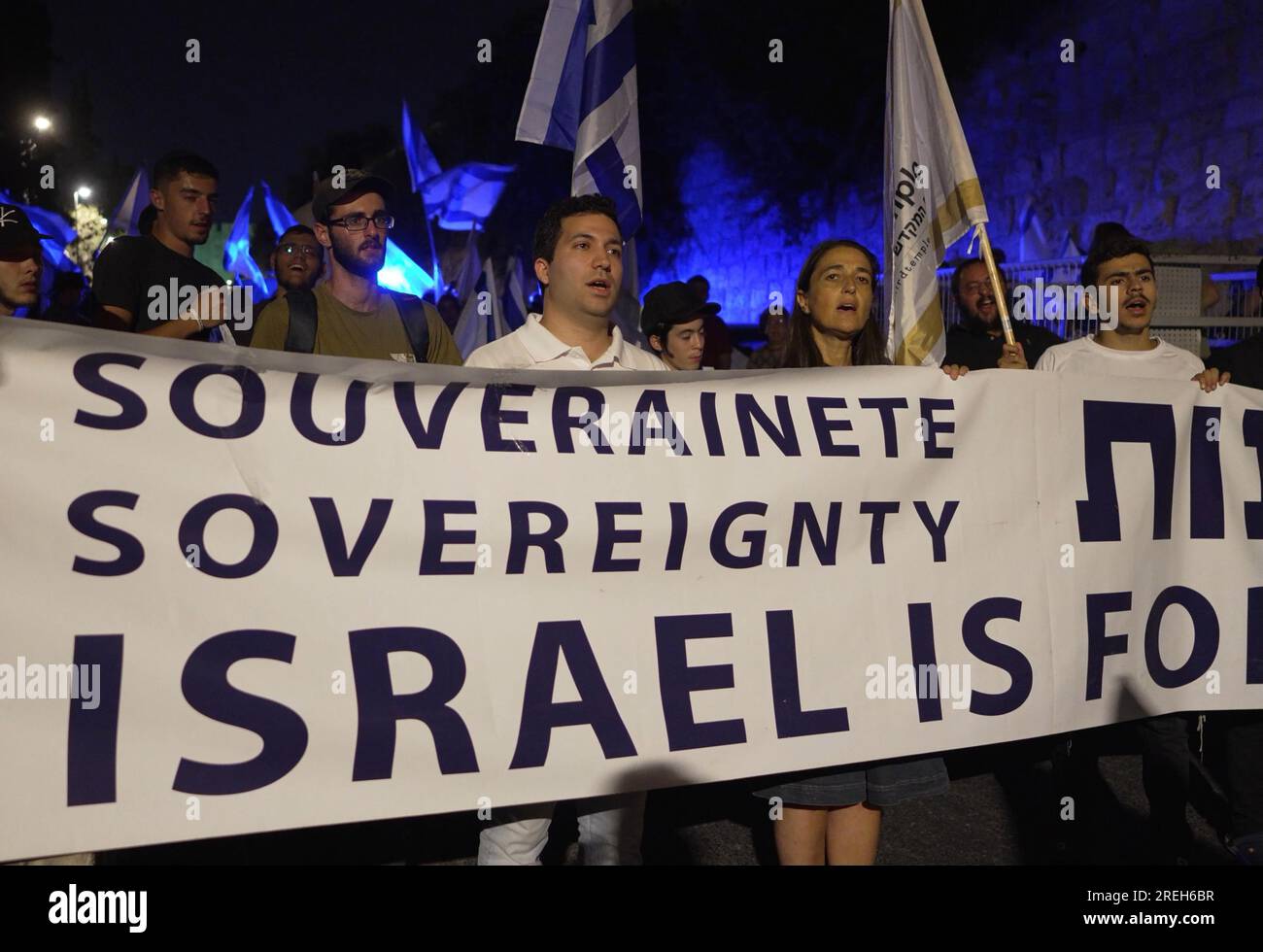 Religious Jews and supporters of activist groups dedicated to the ...