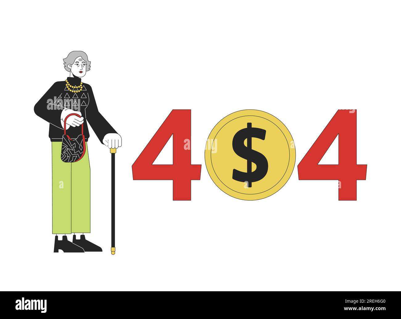 Old korean woman Stock Vector Images - Alamy