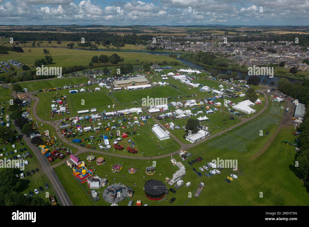 Kelso, UK. 28th July, 2023. Day One of BUAS Kelso Show. The Border ...