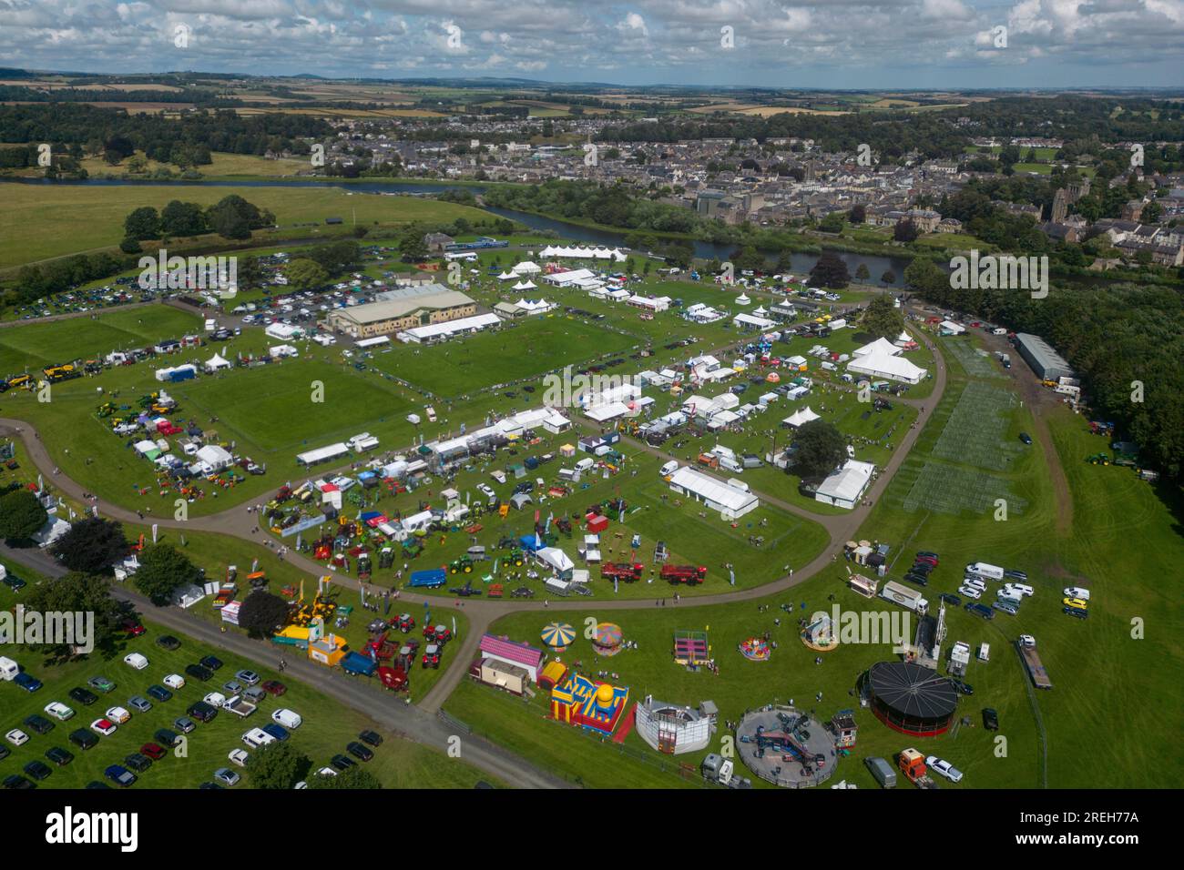 Kelso, UK. 28th July, 2023. Day One of BUAS Kelso Show. The Border ...