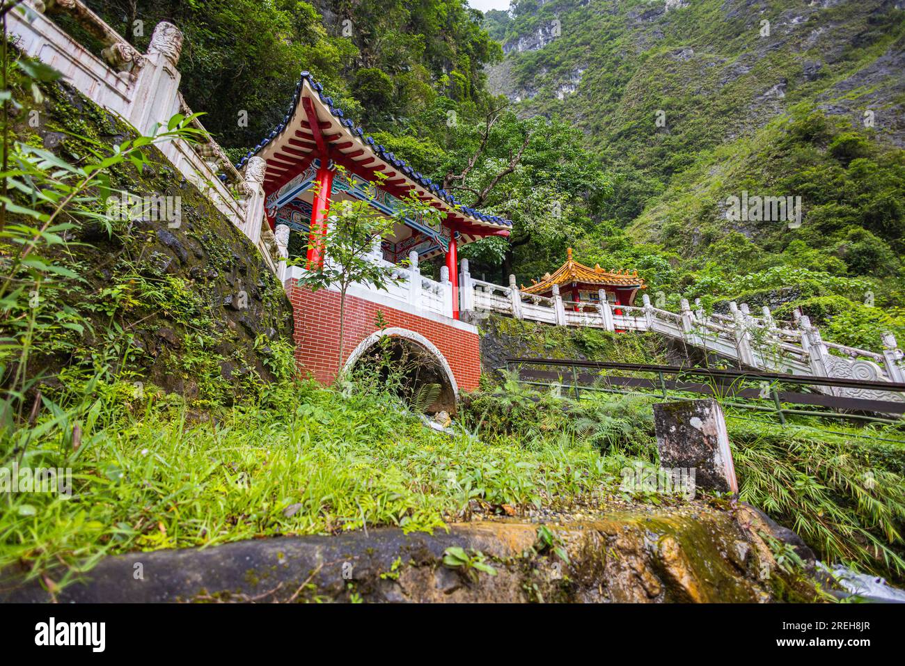 Taroko National Park, Taiwan - May 23, 2023: Picturesque Eternal Spring ...