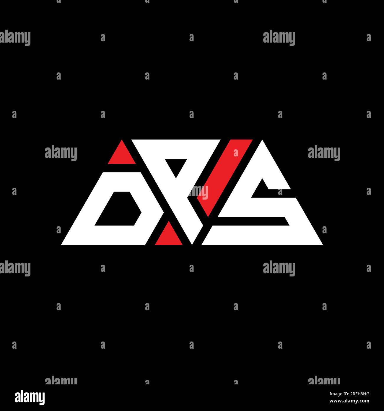 DPS triangle letter logo design with triangle shape. DPS triangle logo ...