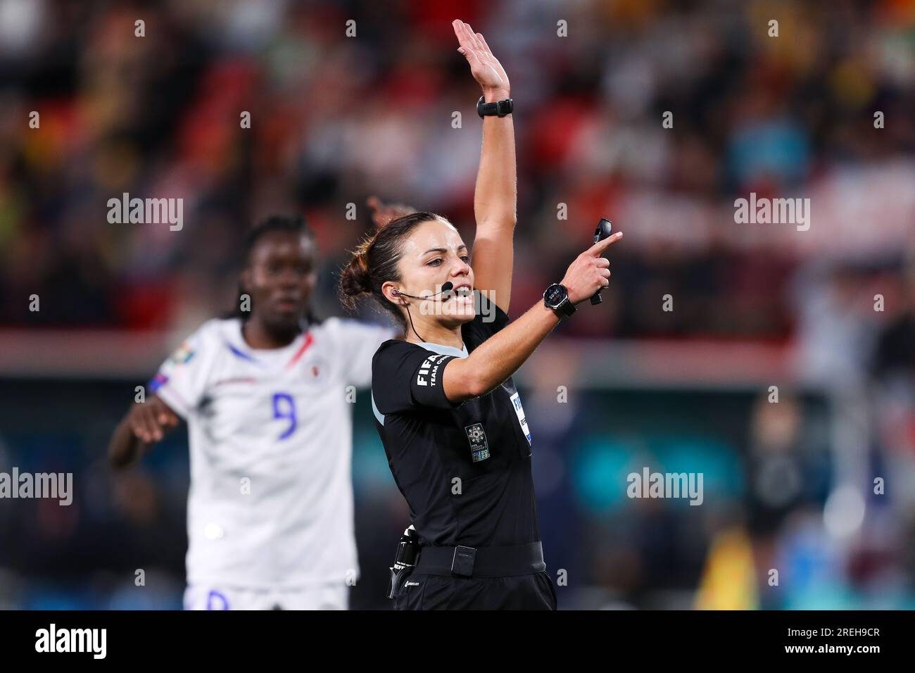 Adelaide, Australia. 28th July, 2023. FIFA referee Marta Huerta de Aza ...