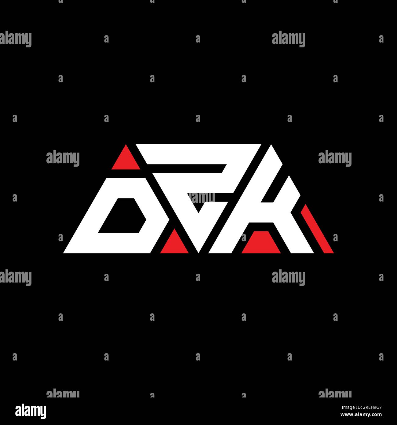 Dzk logo design hi-res stock photography and images - Alamy