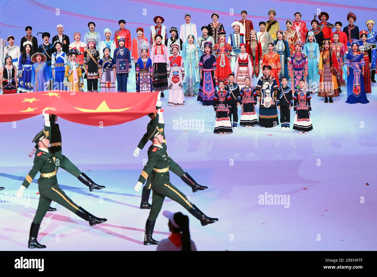 Chengdu, China's Sichuan Province. 28th July, 2023. Chinese national ...