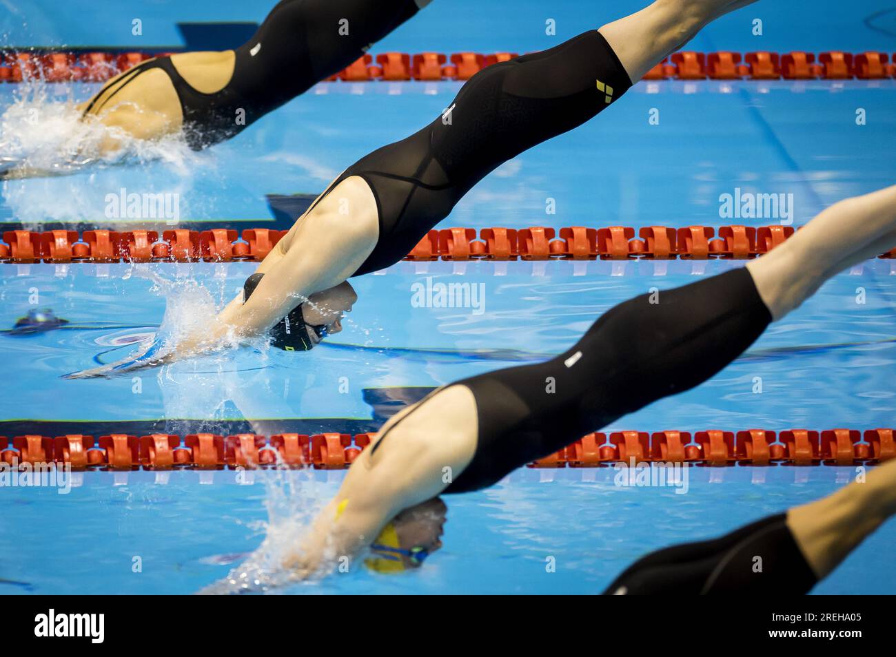 FUKUOKA - Marrit Steenbergen in action during the final 100 free women ...