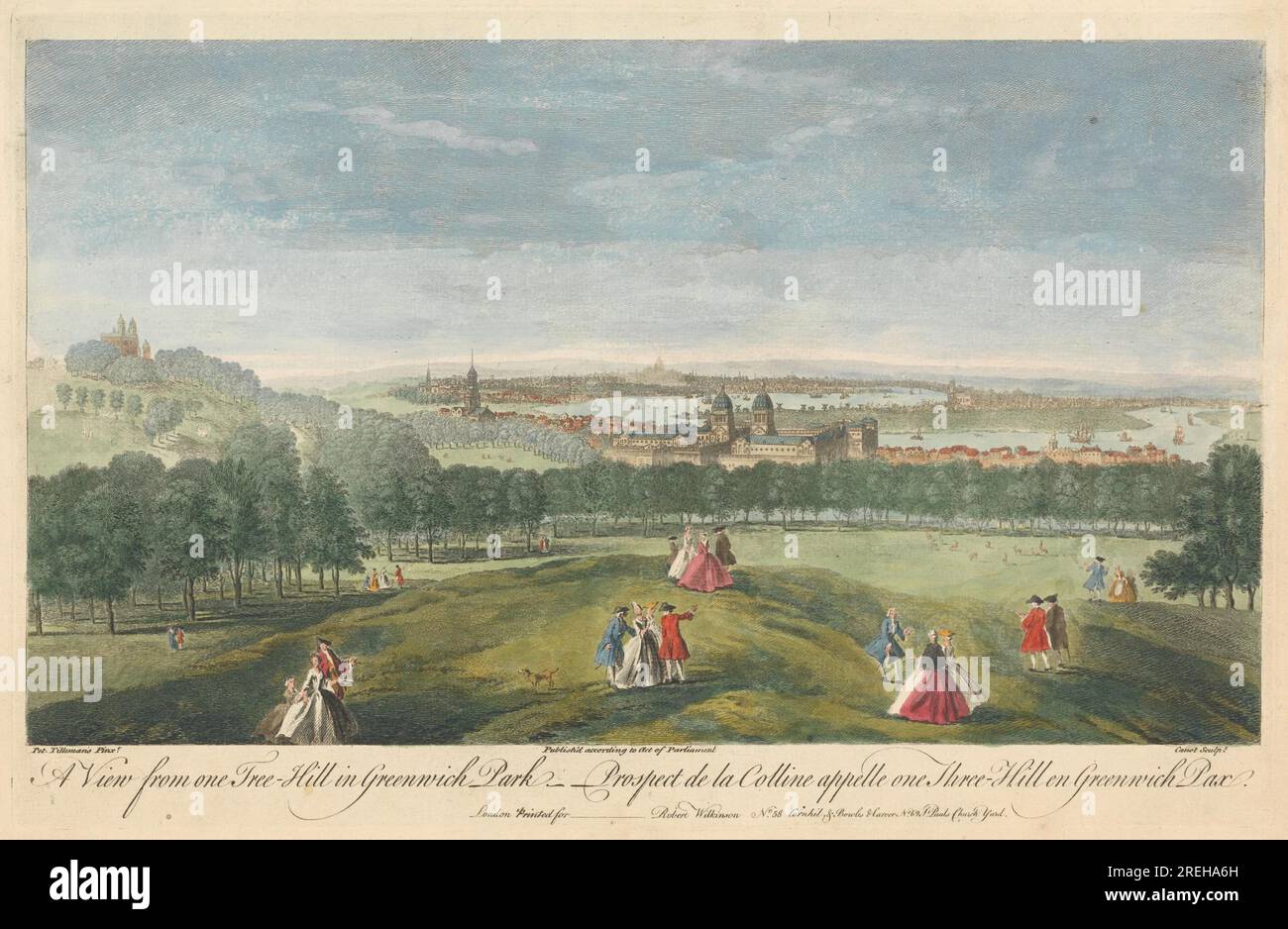 View for one tree hill in greenwich park hi-res stock photography and ...