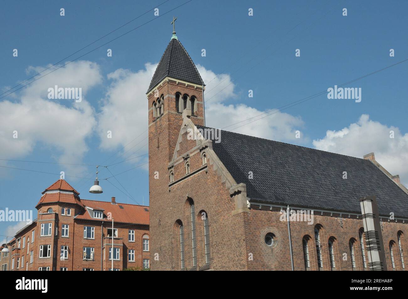 28 July 2023/Danish lutheran church or nathanaels kirke in danish ...