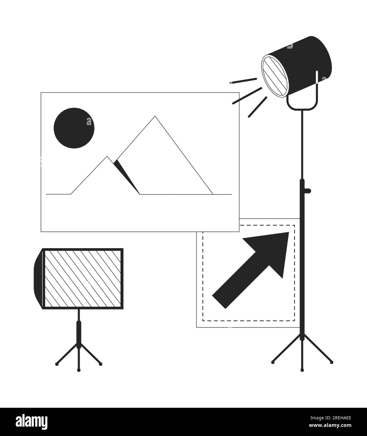 Photo studio clipart Cut Out Stock Images & Pictures - Alamy