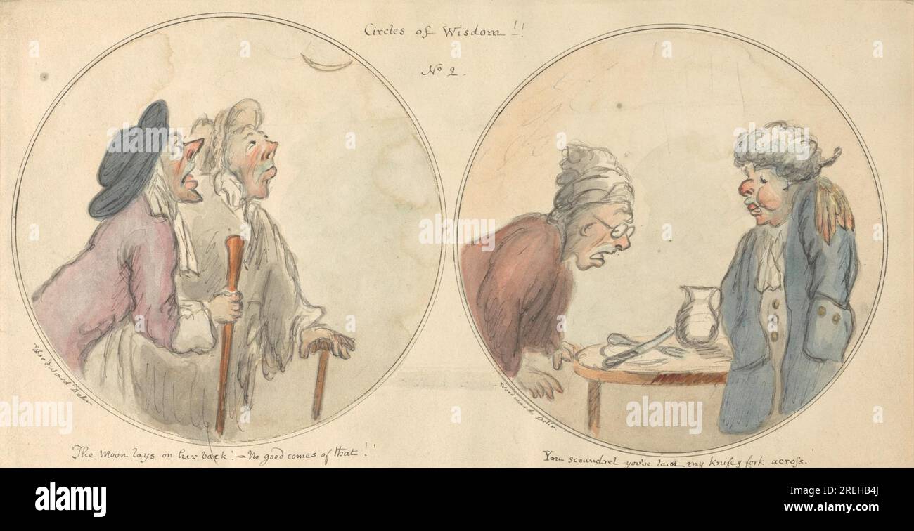 Circles of Wisdom No. 2 by George Murgatroyd Woodward Stock Photo - Alamy