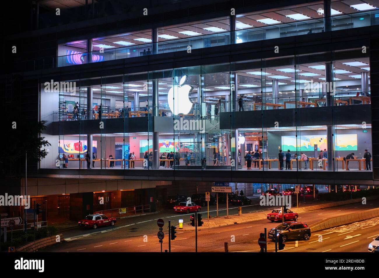Hong Kong, China - April 24 th 2023: Apple store in IFC Mall of Hong ...