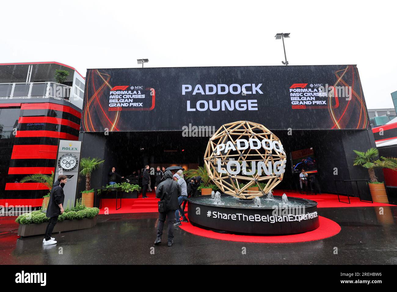 Spa Francorchamps, Belgium. 28th July, 2023. Paddock atmosphere ...