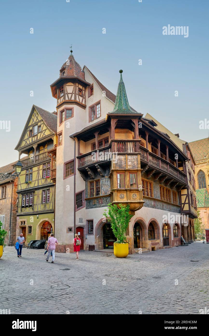 Colmar Alsace France. Alsace Wine Route. Maison Pfister Stock Photo - Alamy