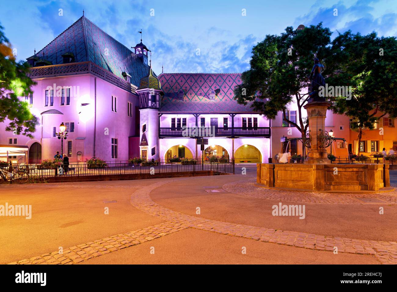 Colmar Alsace France. Alsace Wine Route. The Koifhus (old custom house ...