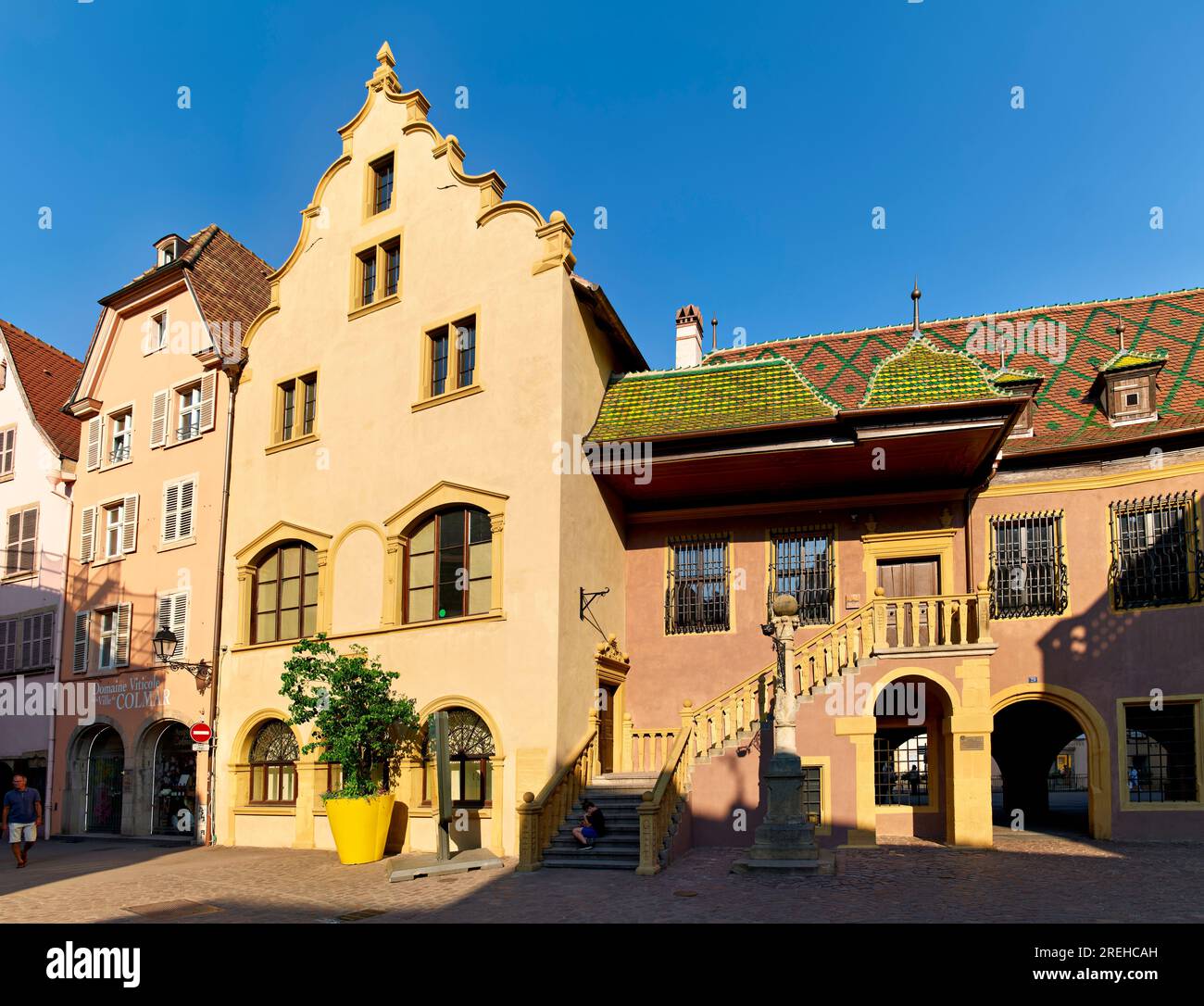 Colmar Alsace France. Alsace Wine Route. The Koifhus (old custom house ...