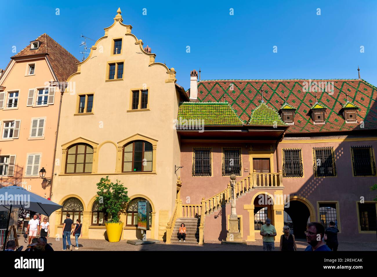 Colmar Alsace France. Alsace Wine Route. The Koifhus (old custom house ...