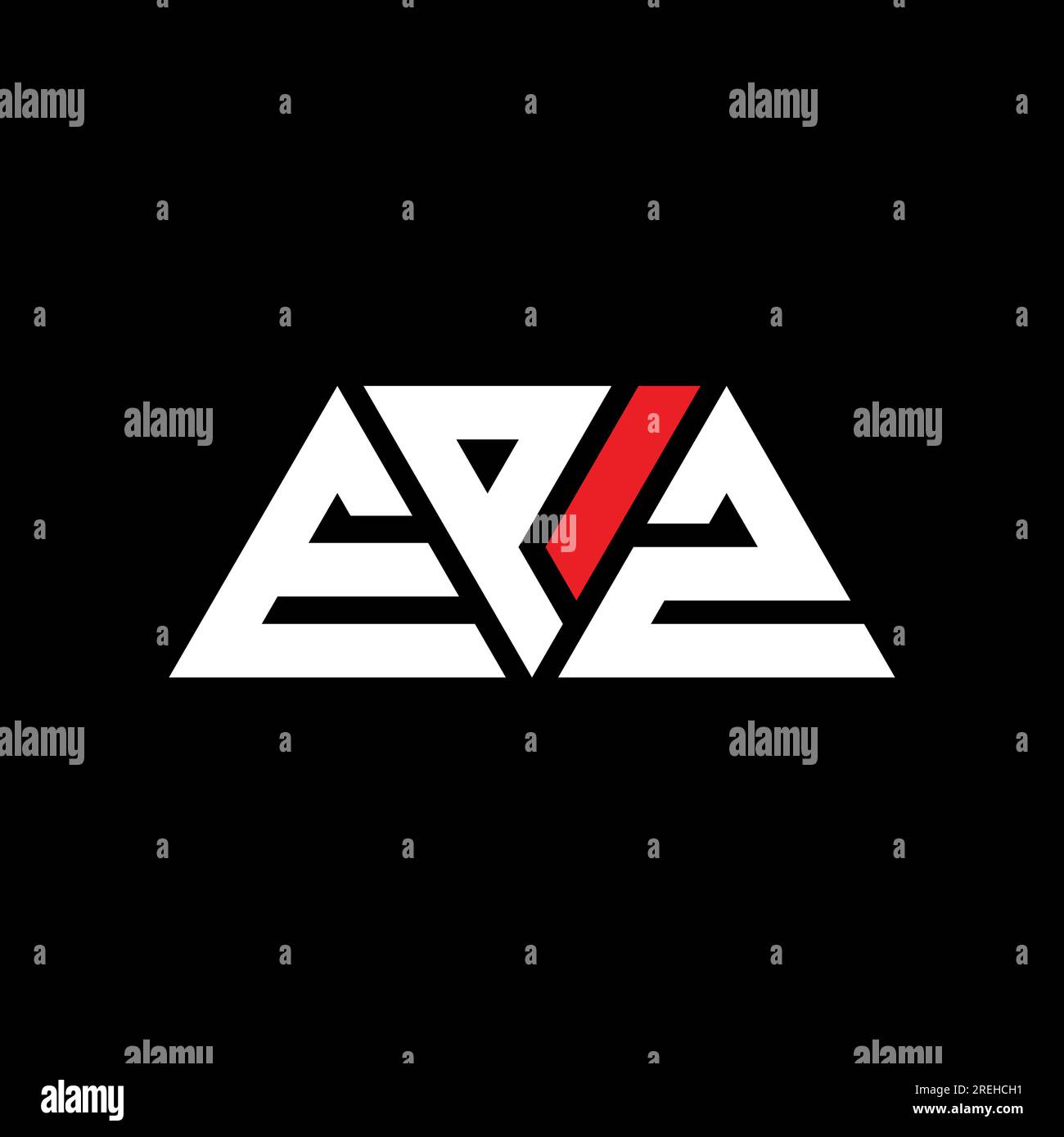 EPZ triangle letter logo design with triangle shape. EPZ triangle logo ...